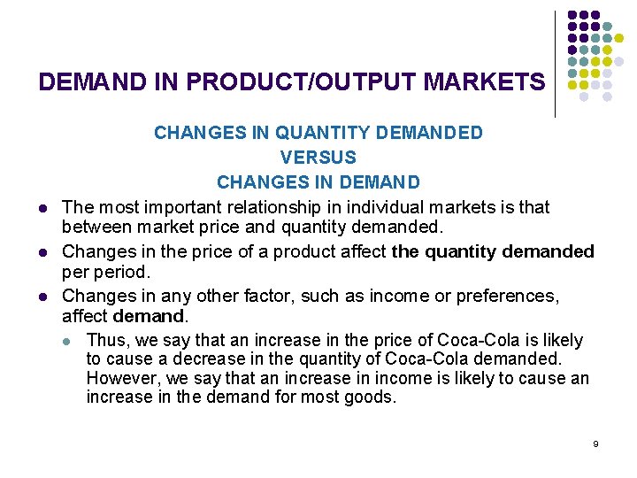 Demand Supply and Market Equilibrium Chapter 3 1