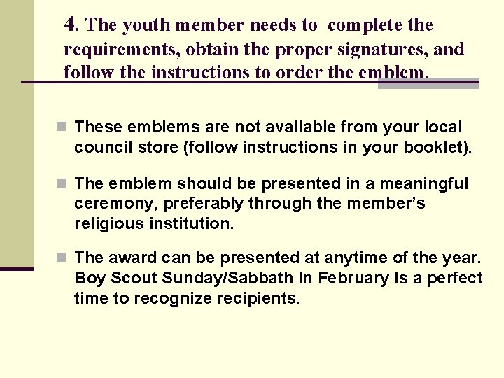 Religious Emblems in Scouting Duty to God and