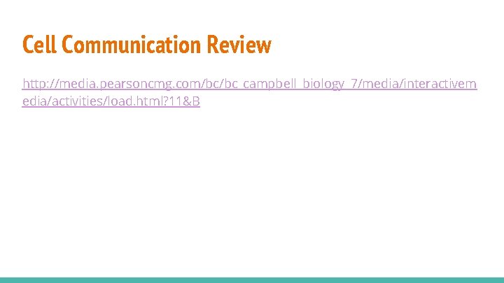 Cell Communication in the Circulatory System By Roger