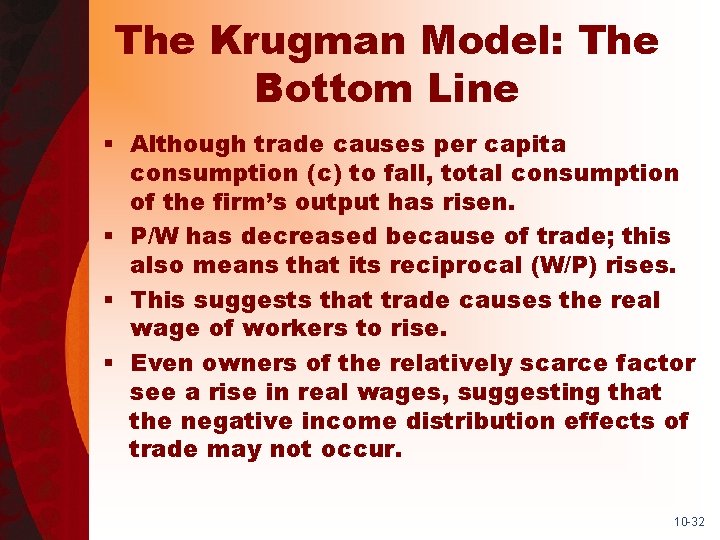 Chapter 10 PostHeckscher Ohlin Theories of Trade and