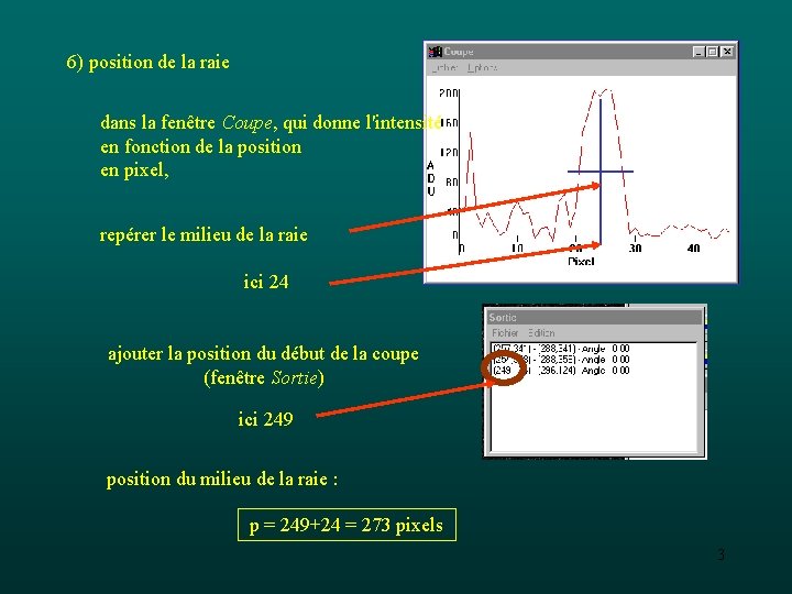 Programme IRIS 1 lancer le programme iris 2
