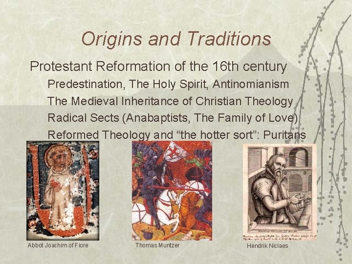 Radical Religion 1640 1660 Origins Characteristics and Consequences