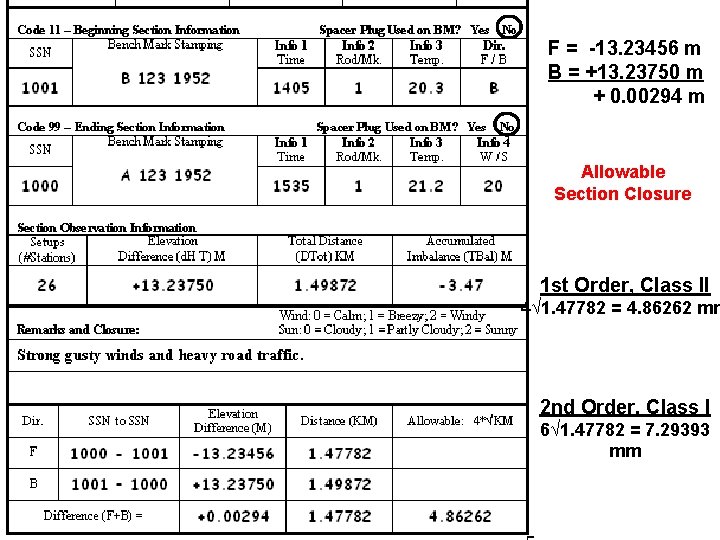 Precise Digital Leveling Section 3 Collimation Check and