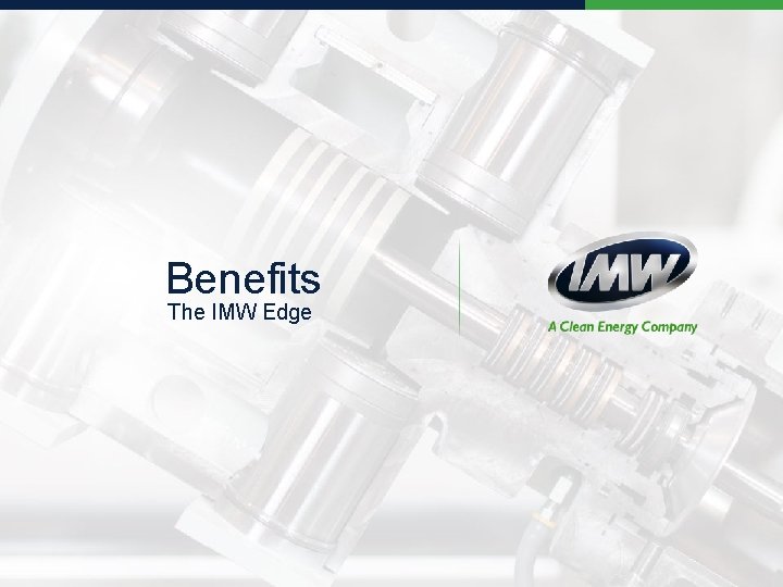 IMW CNG Equipment Competitive Advantages Only IMW 5