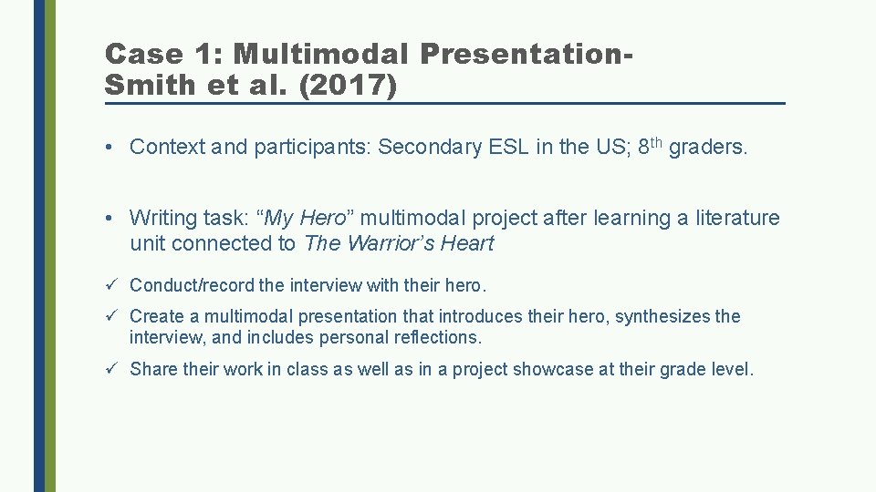Digital Multimodal Writing in ESL Classes Mimi Li