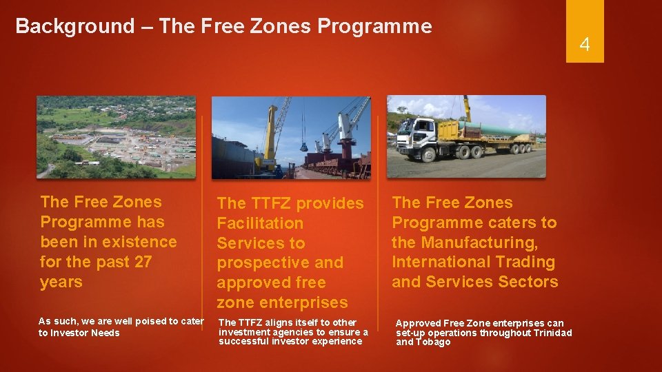 THE TRINIDAD AND TOBAGO FREE ZONES COMPANY LIMITED