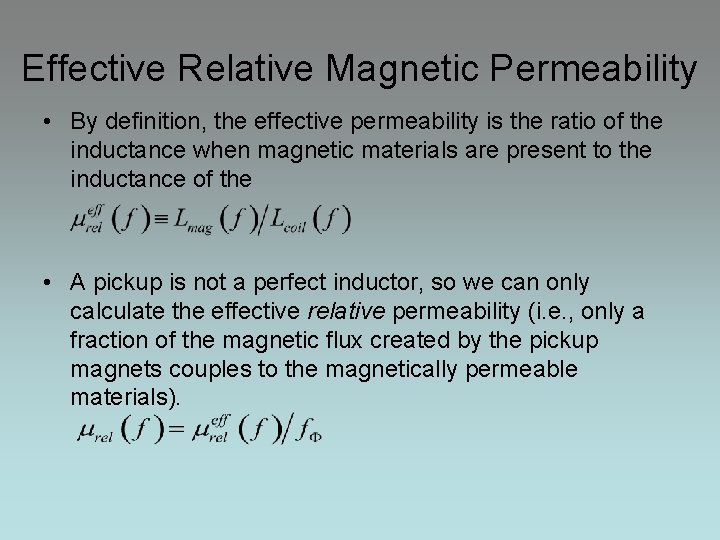 The Electromagnetic Properties of Electric Guitar Pickups Dan
