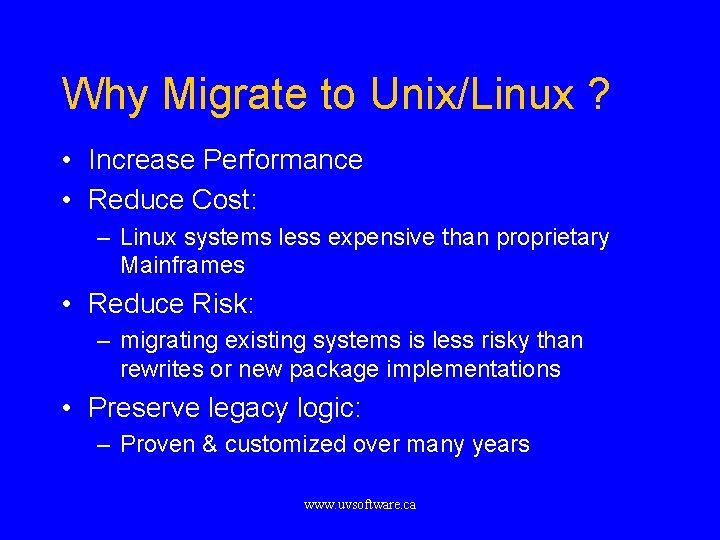 Mainframe Conversion Using the Vancouver Utilities by Owen