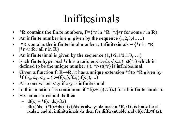 Natural Integer and Rational numbers The natural numbers