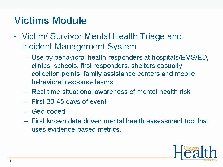 Welcome to Psychological Simple Triage and Rapid Treatment
