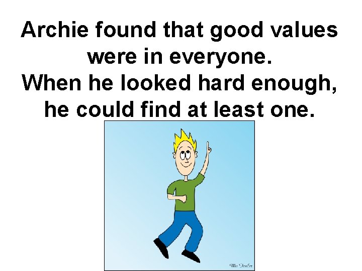 A short story about values by Wes Fessler