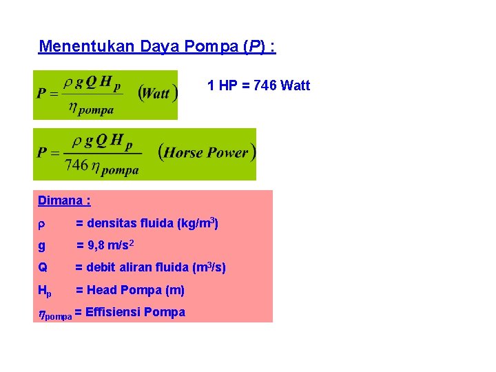 INSTALASI POMPA SENTRIFUGAL single line installation SKEMA INSTALASI