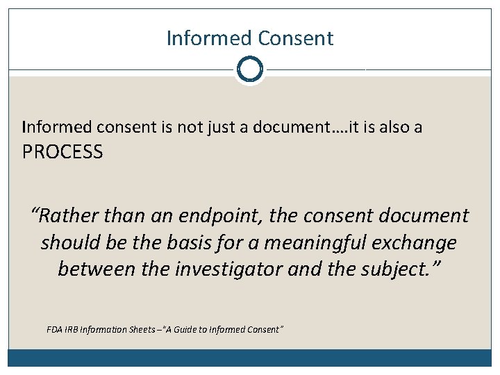 Informed Consent Overview EMORY UNIVERSITY INSTITUTIONAL REVIEW BOARD