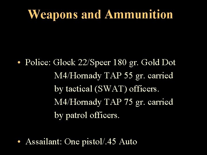 Defensive Systems Unit Ballistic Research Facility FBI Academy