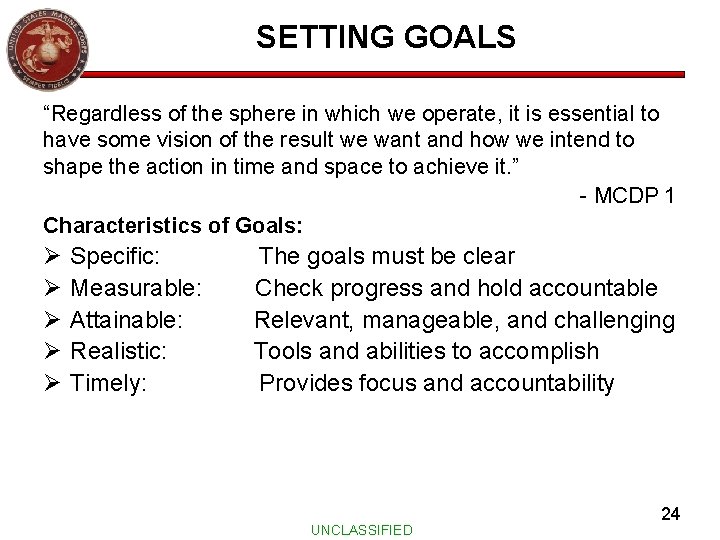 Marine Leader Development MLD Coaching and Counseling Lejeune