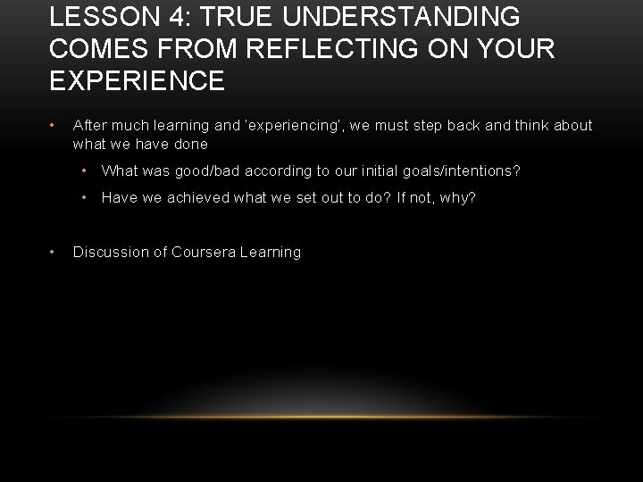 LESSON 3 KNOWING YOURSELF Value Learning Person Abraham