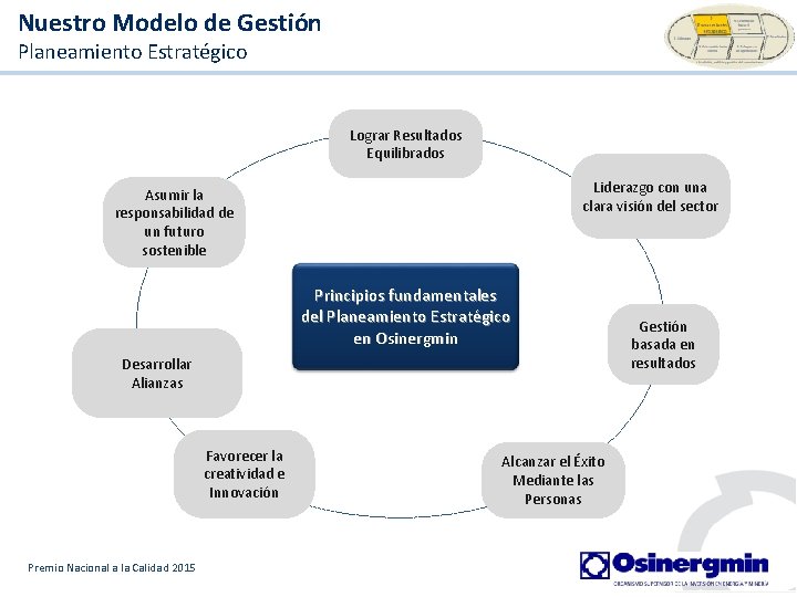Modelo de Excelencia en la Gestin Premio Nacional