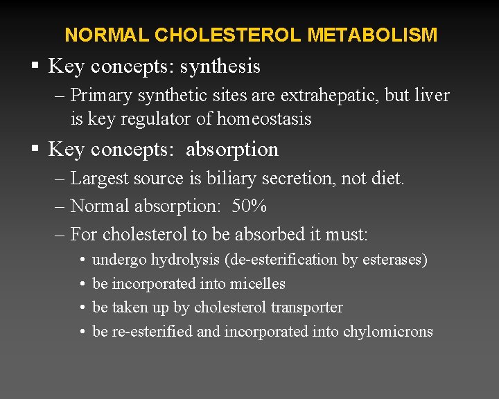 Basics of Lipid and Lipoprotein Metabolism John R