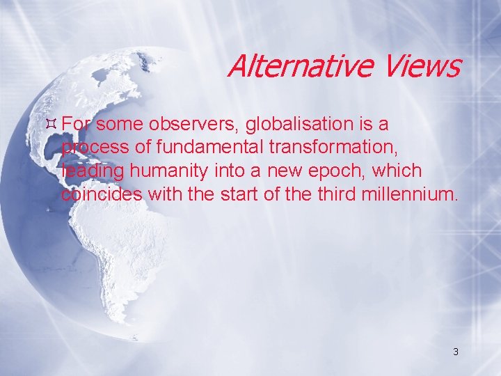 Globalisation And its Impact on Education Dr John