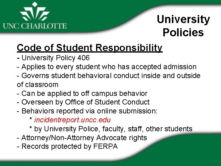 Responding to Student Behavioral Concerns Christine Reed Davis