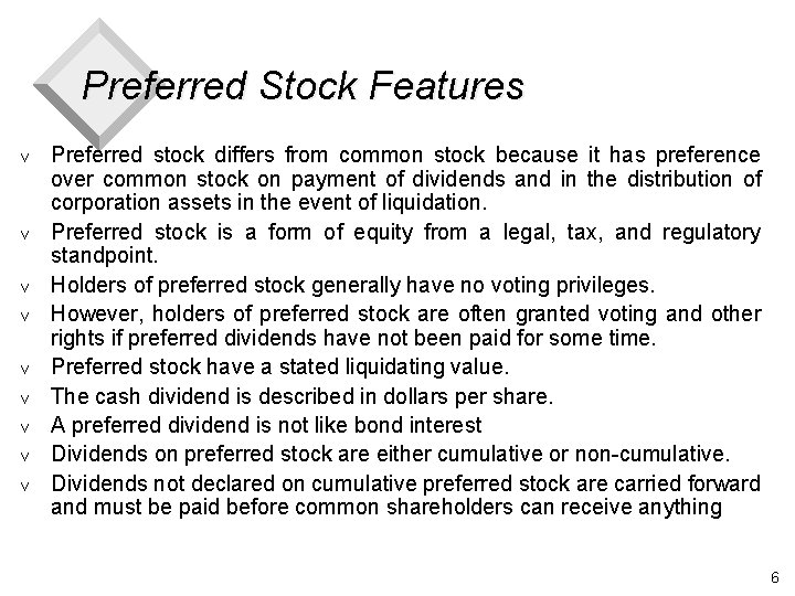 Chapter 2 Valuation of Stocks and Bonds 1