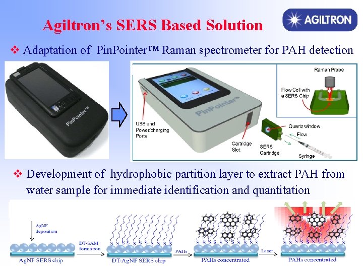 Portable SERS Detector for Simultaneous Detection of Tracelevel