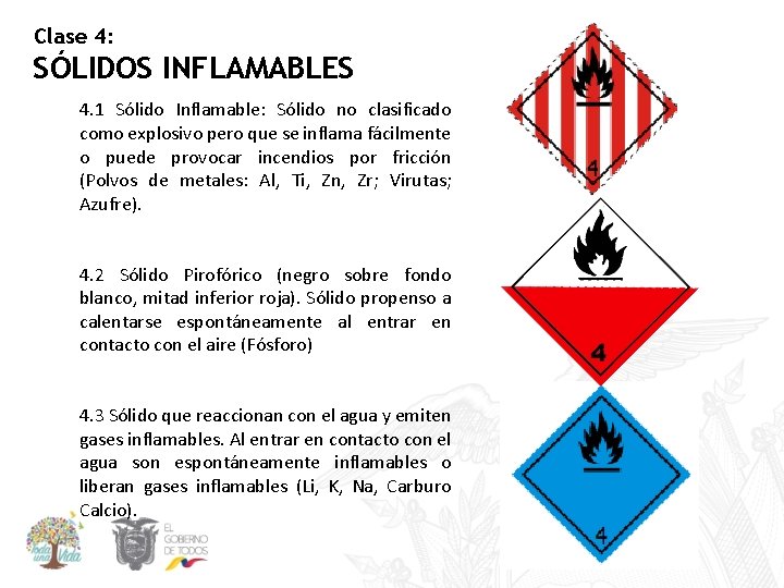 RECONOCIMIENTO DE MATERIALES PELIGROSOS SUBSECRETARA DE CALIDAD AMBIENTAL