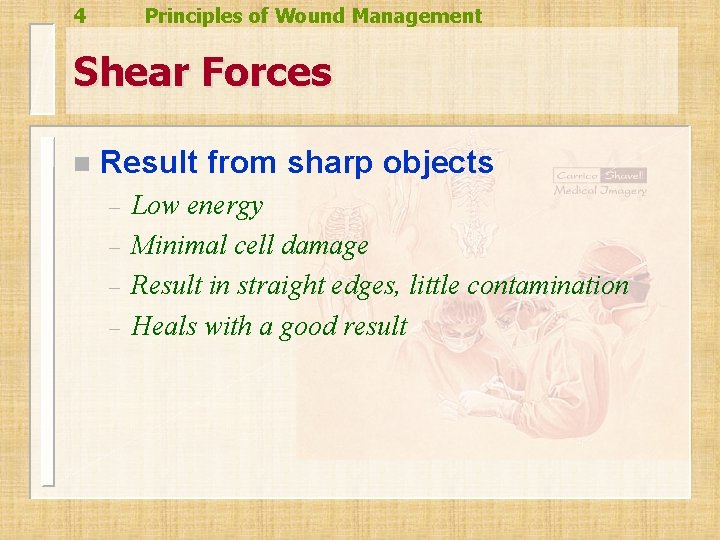 Wound Management UNC Emergency Medicine Medical Student Lecture