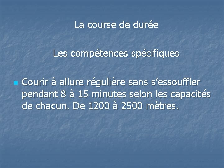 ATHLETISME AU CYCLE 3 ACTIVITE DE PERFORMANCE MOTRICE