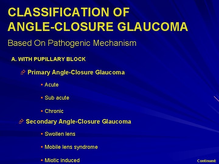 ANGLECLOSURE GLAUCOMA RISK FACTORS AND PATHOGENESIS SPEAKER KUMAR