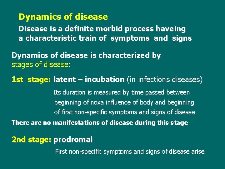 HEALTH AND DISEASE Prof J Hanacek M D
