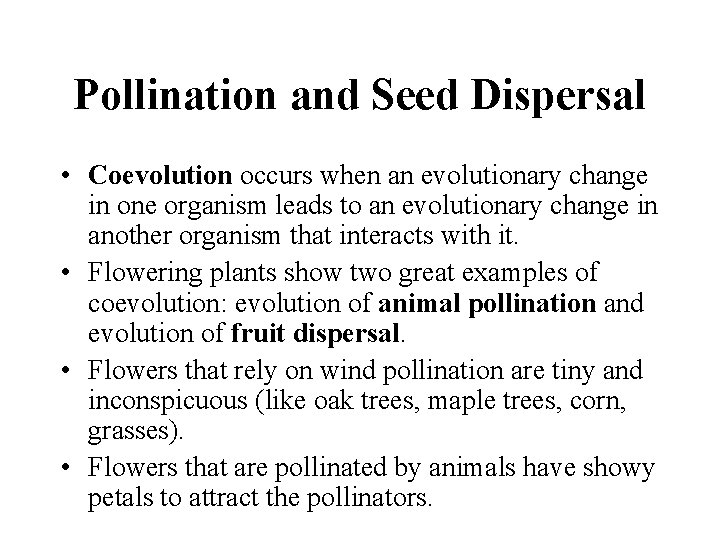 Evolution of the Flower Chapter 20 Two classes