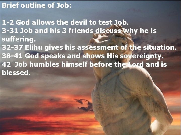 INTRODUCTION TO JOB Victor Hugo said The book