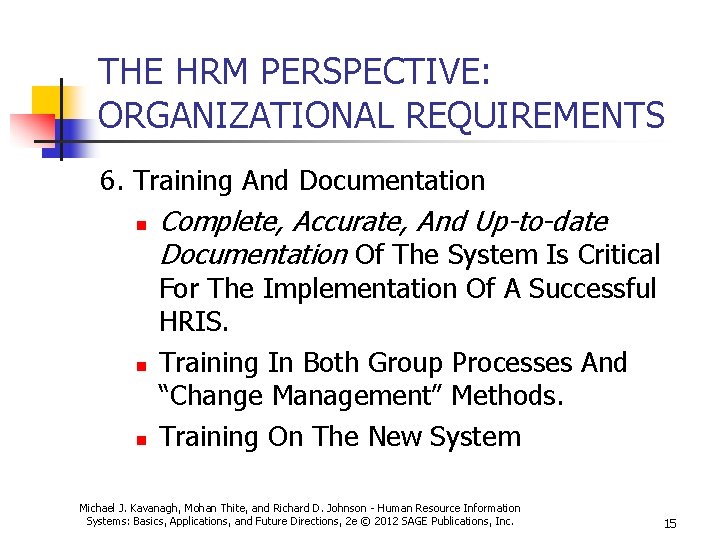 Project Mgmt and HR Mgmt Advice and HRMS
