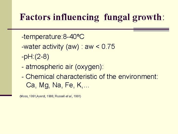 An investigation into fungal strains bioextraction of metal