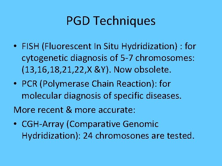 Preimplantation Genetic Diagnosis PGD in Medicine Dr Hazem