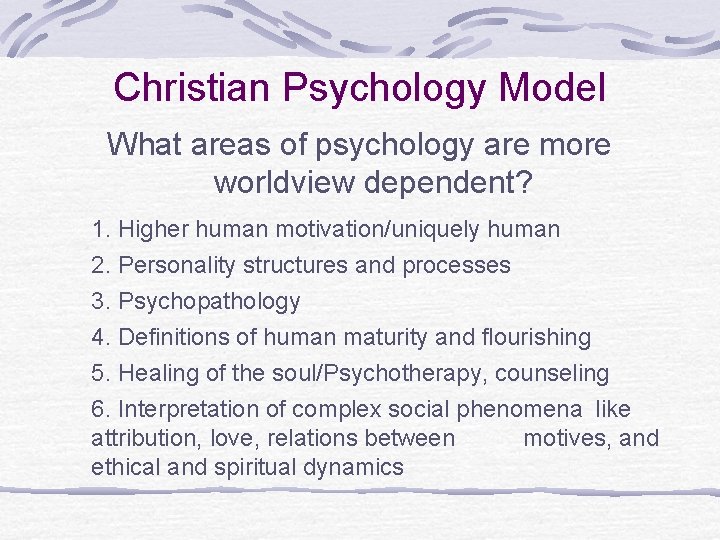 Comparing the Five Views Christians Take to Psychology