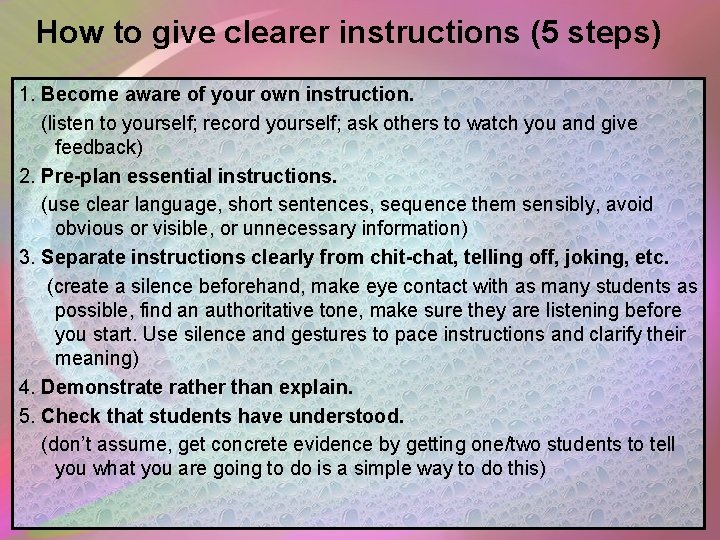 Chapter 5 Toolkit 1 Classroom Management Defining classroom