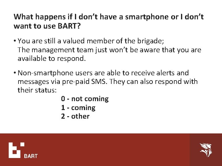 BART App Walkthrough For new BART users Our