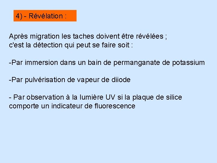 Chapitre 3 Identification despces chimiques I La technique
