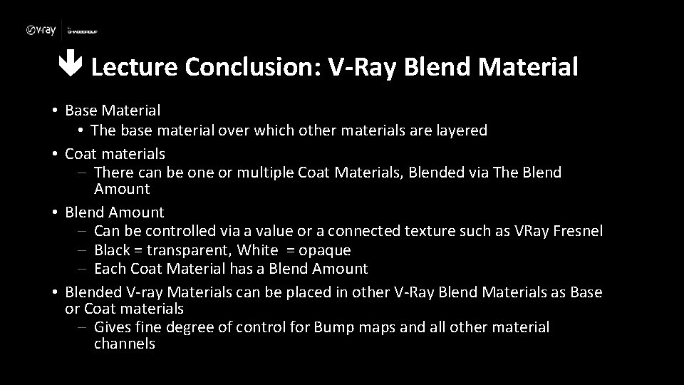 VRay Material VRay Blend Material Lesson Introduction Orientation