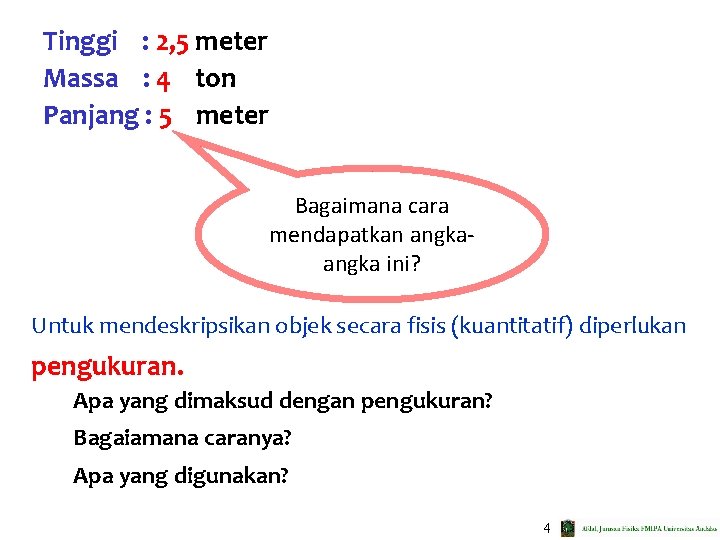 BESARAN Dan SATUAN Quantities And Units 1 Fisika