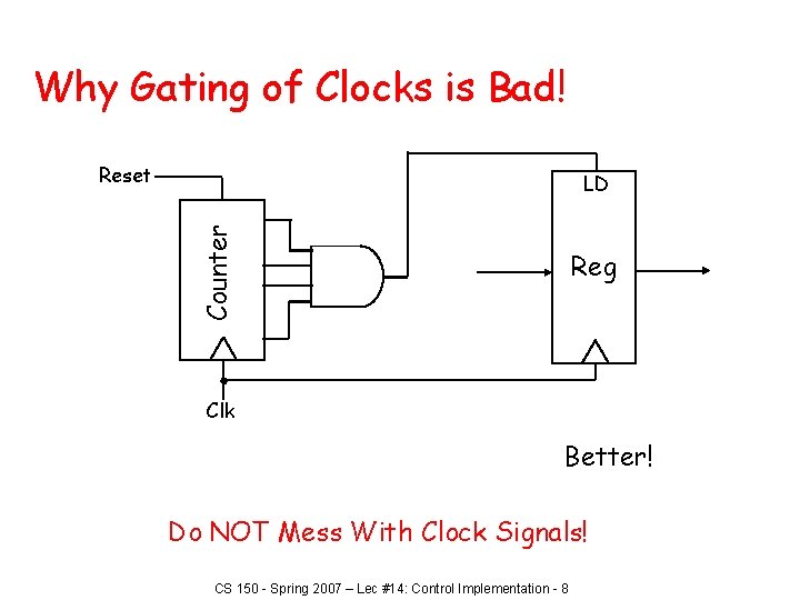 Controller ImplementationPart I Alternative controller FSM ...