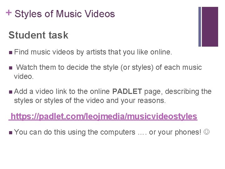 Unit 4 6 Music Video Production Purpose Structure