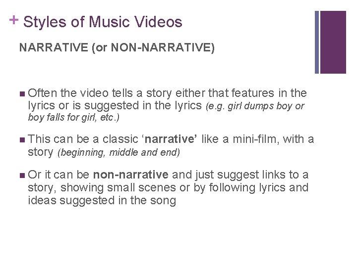 Unit 4 6 Music Video Production Purpose Structure