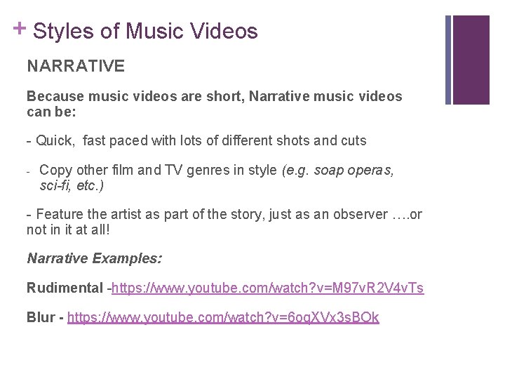 Unit 4 6 Music Video Production Purpose Structure