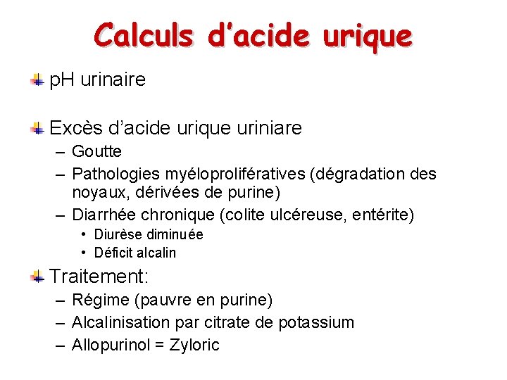 Lithognse Comment se forment les calculs Urine Eau