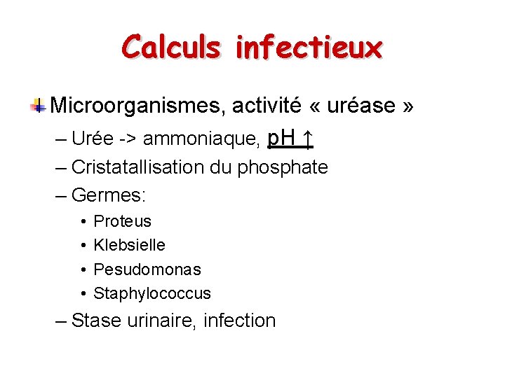 Lithognse Comment se forment les calculs Urine Eau