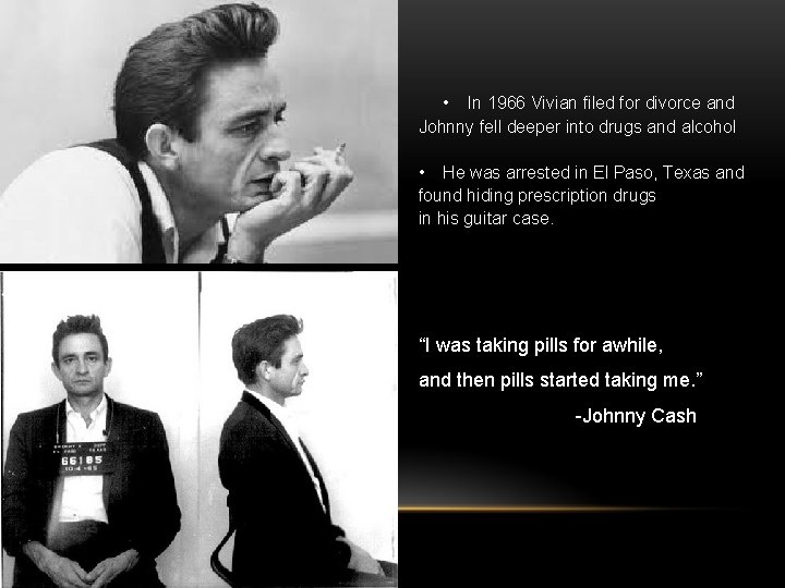 Presentation by Pete Flanders Johnny Cash was born