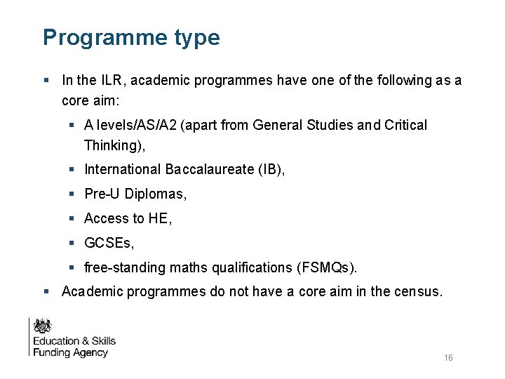 ESFA funding guidance for young people Funding rates